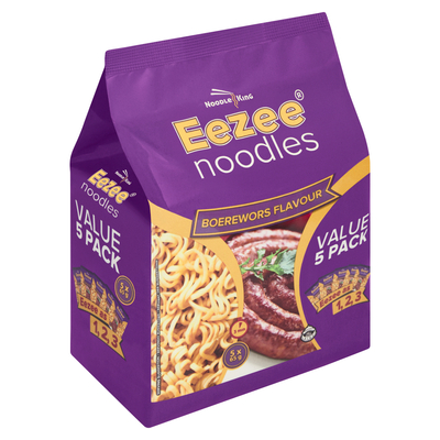 Eezee Boerewors Flavour Noodles 5 x 65g | PnP