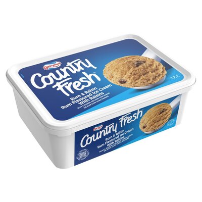 Dairymaid Country Fresh Rum & Raisin Rum Flavoured Ice Cream With ...
