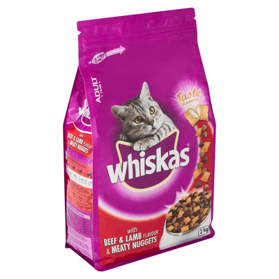 Whiskas Croquettes Dry Cat Food Beef Lamb & Rabbit 2kg | PnP