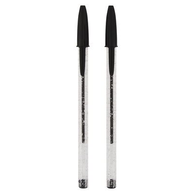 BIC Crystal Black Ballpoint Pen 2 Pack | PnP
