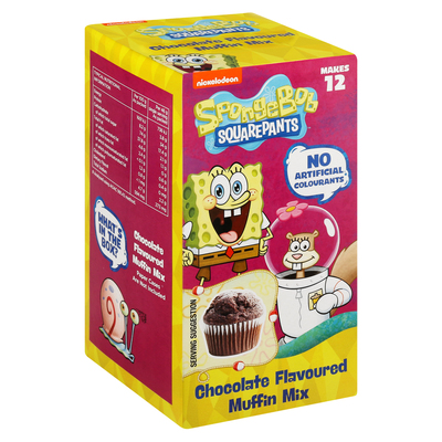 Spongebob Muffin Mix Chocolate 550g | PnP