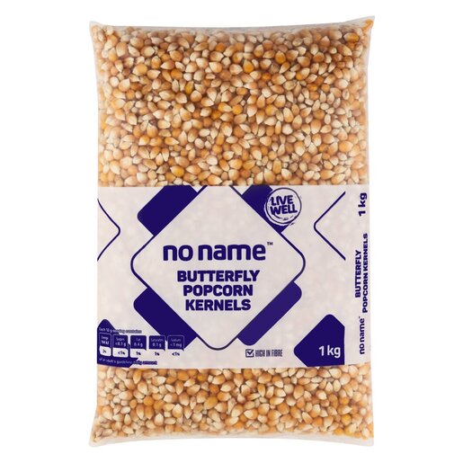 No Name Live Well Butterfly Popcorn Kernels 1kg | PnP