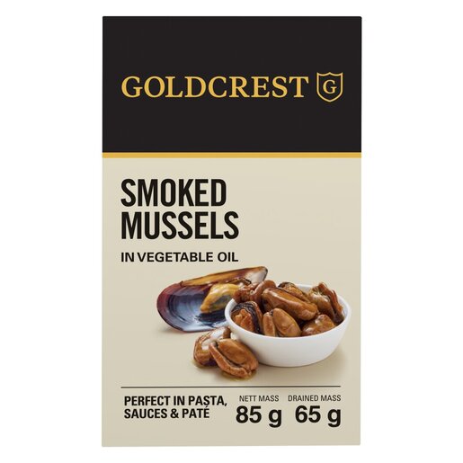 Goldcrest Smoked Mussels In Vegetable Oil 85g | PnP