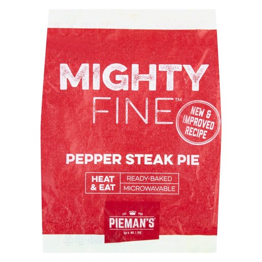 Pieman's Mighty Fine Frozen Pepper Steak Pie 160g | PnP