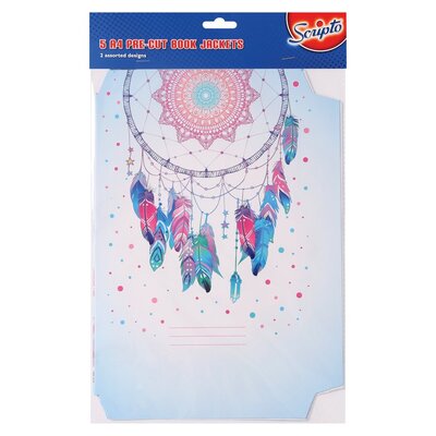 Scripto Assorted Book Cover A4 5 Pack | PnP