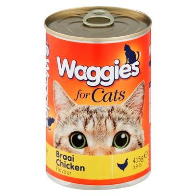 Waggies Cat Wet Food Chicken 415g | PnP