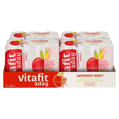 VitaFit Aday Sparkling Apple Drink Can 24 x 300ml | PnP