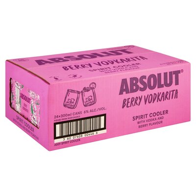 Absolut Berry Vodkarita Spirit Cooler 24 x 300ml | PnP