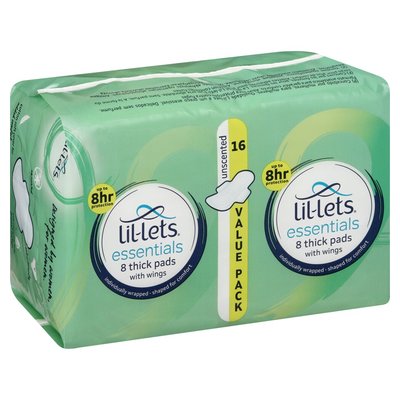 Essential Unscented Duo Pads 16ea | PnP