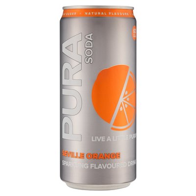 Pura Soda Seville Orange Flavoured Sparkling Drink 300ml | PnP