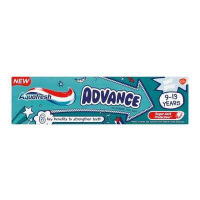 Aquafresh Toothpaste Adv 9-13 Kids 75ml | PnP