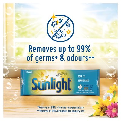 Sunlight Germiguard Laundry Bar Soap 400g | PnP