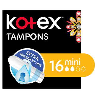 Kotex Mini Tampons 16s | PnP
