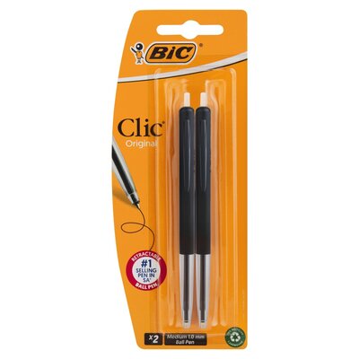 BIC Black Clic Ballpoint Pen 2 Pack | Smart Price Specials | PnP Home