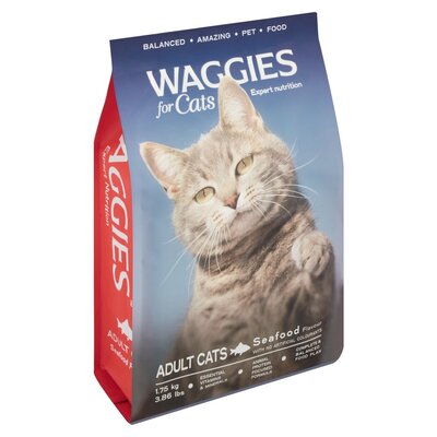 Waggies Cat Dry Seafood 1.75kg | PnP