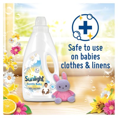Sunlight Gentle Baby Hypoallergenic Laundry Fabric Softener 2l | Smart ...