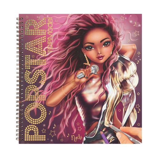 Creative Top Model Pop Star Colouring Book | PnP