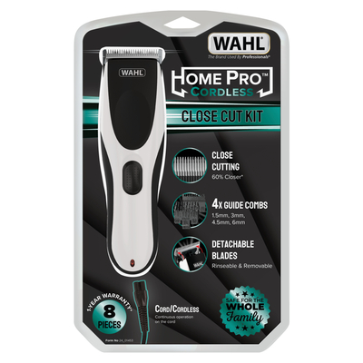 Wahl Home Pro Cordless Close Cut Kit 8 Piece | PnP