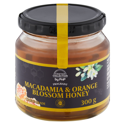 Crafted Collection Macadamia Orange Blossom Honey 300g | PnP