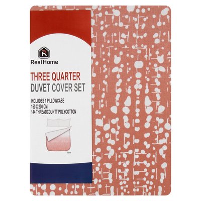 Real Home 144tc Duvet Dexter Stripe Three Quarter | PnP