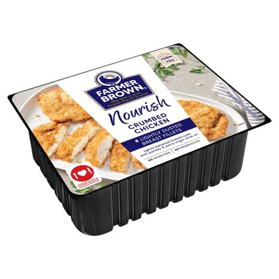 Farmer Brown Frozen Fillet Lightly Lightly Breaded Crumbed Chicken 360g ...