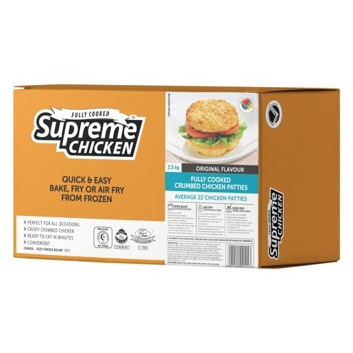 Supreme Crumbed Chicken Burgers 2.5kg | PnP