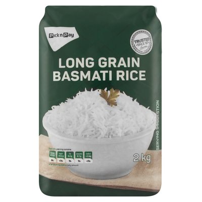 Tastic Extra Long Aromatic Basmati Rice 2kg | PnP