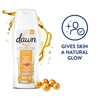 Dawn Radiant Glow with Gold Dust Moisturizing Body Lotion 400ml | PnP