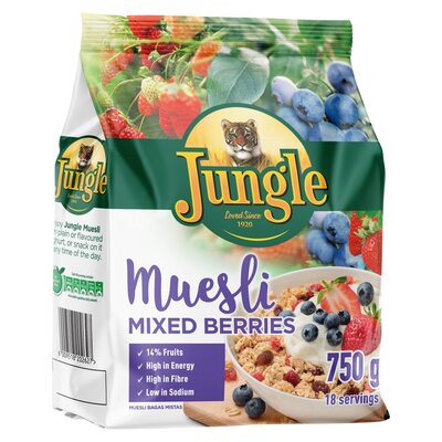 Jungle Muesli Mixed Berries 750g | Smart Price Specials | PnP Home