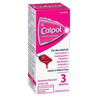 Calpol Strawberry Flavoured Paediatric Syrup 50ml | PnP