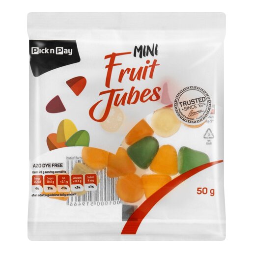 PnP Mini Fruit Jubes 50g | PnP
