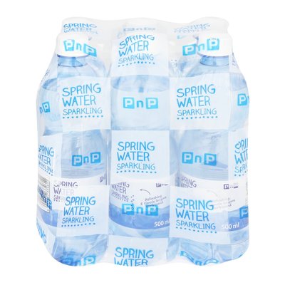 PnP Sparkling Spring Water 500ml x 6 | PnP