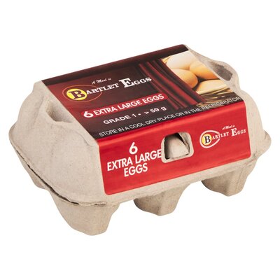 Bartlet Extra Large Eggs 6 Pack | PnP