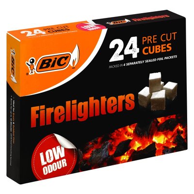 BIC Firelighters Pre-Cut Cubes 24 Pack | Smart Price Specials | PnP Home
