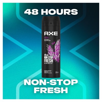 Axe Excite Aerosol Deodorant Body Spray 200ml | PnP