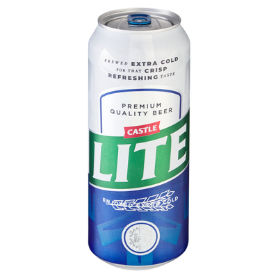 Castle Lite Premium Lager Beer 500ml | Smart Price Specials | PnP Home