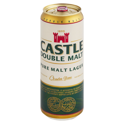 Castle Double Malt Beer 410ml | PnP