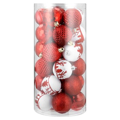 Santa's Village Ball Classic Red 60mm x 30 | PnP