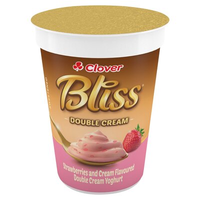 Clover Bliss Strawberry & Cream Double Cream Yoghurt 150g | Smart Price ...