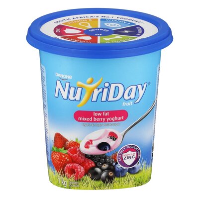 Danone Nutriday Low Fat Mixed Berry Yoghurt 1kg | PnP