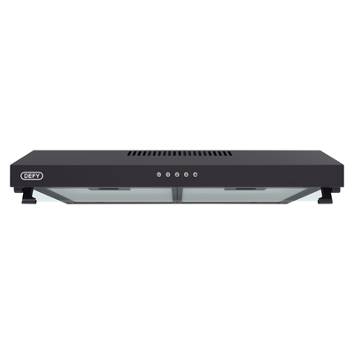 Defy 60cm Chimney Hood Black Extractor Fan DCH60B | PnP