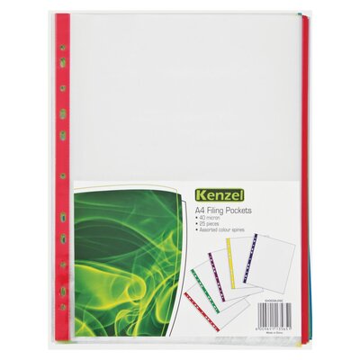 Butterfly A4 Plastic Sleeves Filing Pockets 100 Pockets | Smart Price ...