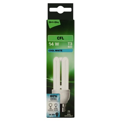 PnP 14w Bayonet Cap Cool White CFL | PnP