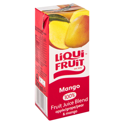 Liqui-fruit Long Life Fruit Juice Mango 200ml | PnP