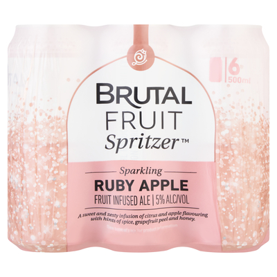 Brutal Fruit Ruby Apple Spritzer 6 x 500ml | PnP