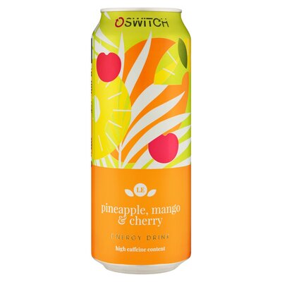 Switch Pineapple Mango & Cherry Energy Drink 500ml | PnP