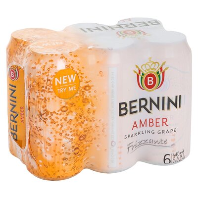 Bernini Amber Can 6 x 440ml | PnP