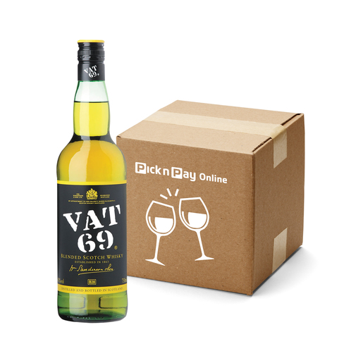 Vat 69 Scotch Whisky 750ml x 12 | PnP