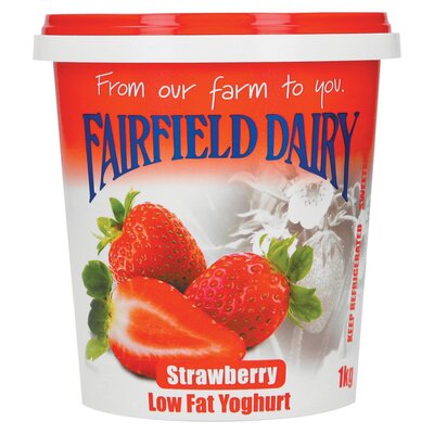 Fairfield Dairy Strawberry Low Fat Yoghurt 1L | PnP