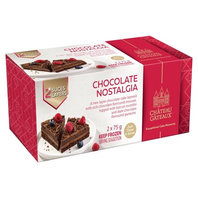 Chateau Gateaux Chocolate Nostalgia Cake Slices 2 x 150g | PnP